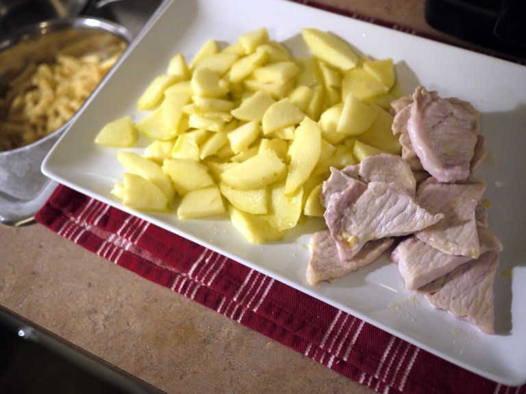 Food: Pasta with Apples, Pork, and Creamy Cider Sauce | The Best Thing ...